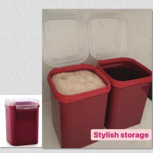 Jual Tupperware Signature Line 5.5 Liter tempat Beras, Tepung - 1 pc ...