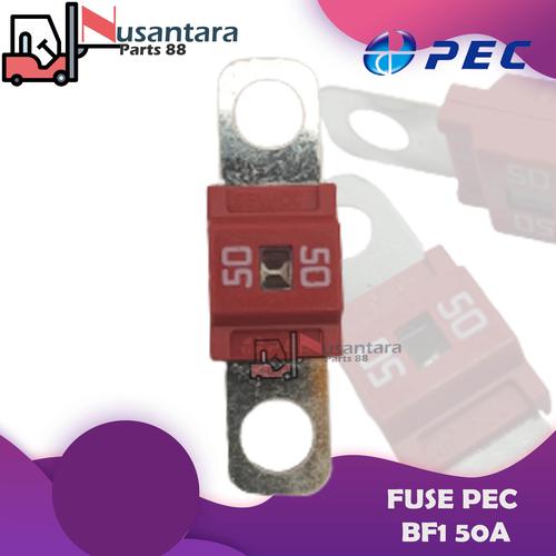Jual FUSE 50A - RED SMALL BF1 FOR FORKLIFT 58V MERK PEC - Kota ...