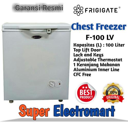 Jual FRIGIGATE F 100 CHEST FREEZER BOX 100 L LEMARI PEMBEKU 100 LITER ...