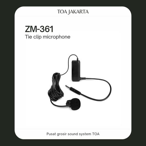 Jual Microphone Toa ZM-360 (Mic Imam, Mic Jepit, Mic Kancing) - Jakarta ...