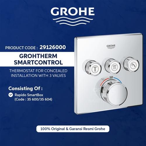 Jual GROHE 29124000 - Grohtherm SmartCon Termostat For Conceal 2 Valves ...