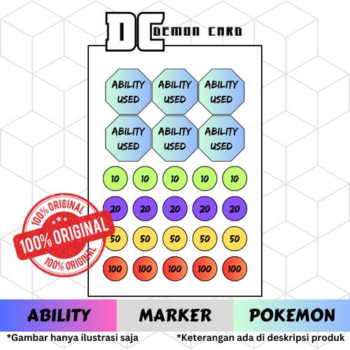 Jual POKEMON - ACCESSORIES SET ABILITY MARKER - Jakarta Barat - Kwang ...