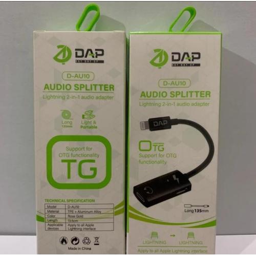 Jual DAP SPLITER LIGHTNING 2 IN 1 (D-AU10 ) AUDIO ADAPTER - Kota ...