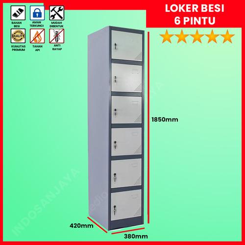 Jual Loker besi 6 Pintu Locker Besi 6 Pintu - Non Rakit - Kota Bandung ...