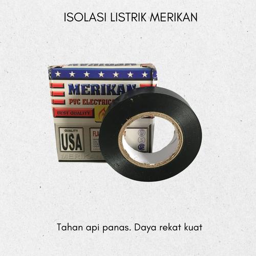 Jual ISOLASI LISTRIK MERIKAN ASLI TAHAN API / LAKBAN LISTRIK MERIKAN ...