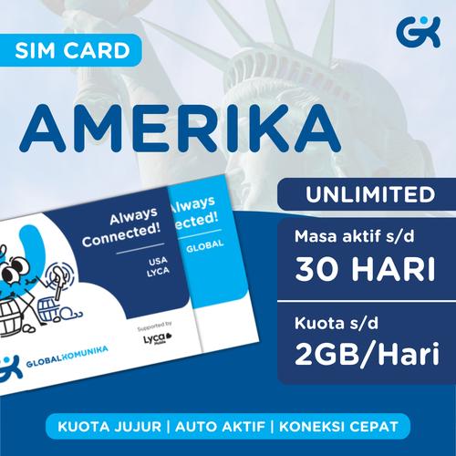 Jual SIMCARD USA AMERICA PURE UNLIMITED | TETHERING LOCAL SIM CARD ...