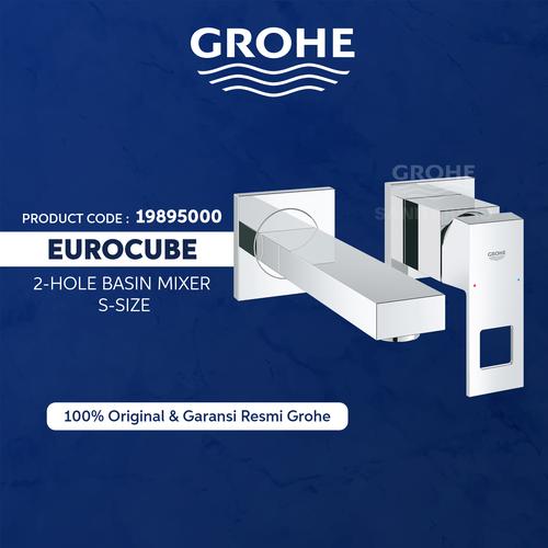 Promo GROHE 19895000 - Keran Kran Wastafel Mixer Eurocube OHM Trimset ...