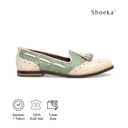 Promo Shoeka - Sepatu Kulit Wanita - Indiana Floral - 40 - Kota Malang ...