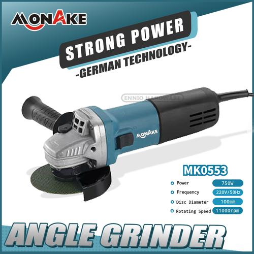 Promo MONAKE Mesin Gerinda Tangan 4 inch 100mm (COD) Angle Grinder ...