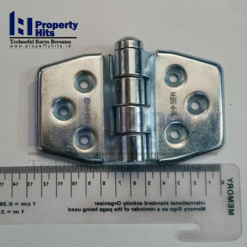 Jual Engsel Tempel atau Engsel Tengah Hisen Bahan Besi Finishing Chrome ...