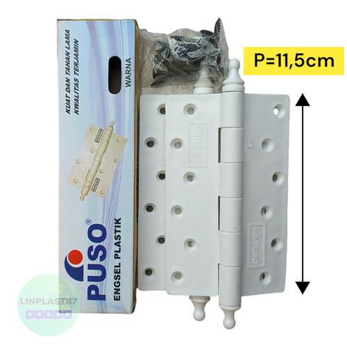 Jual ENGSEL PLASTIK PVC TEBAL | UK 4.5"INCH | ENGSEL PUSO TEBAL - Putih ...