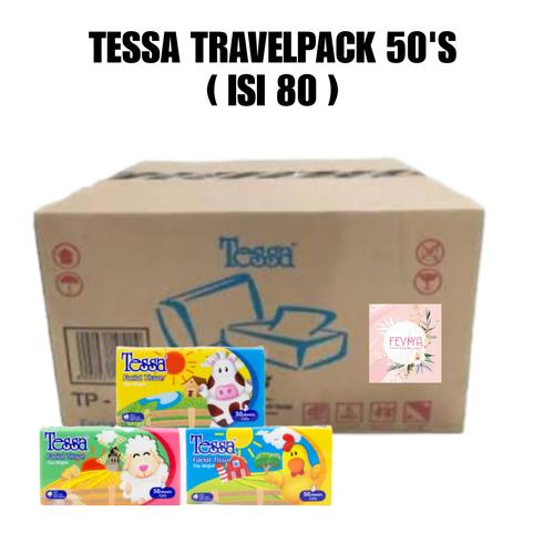 Promo GOJEK/GRAB DUS Tisu Tessa 50 sheet Travelpack Facial Tissue ( ISI ...