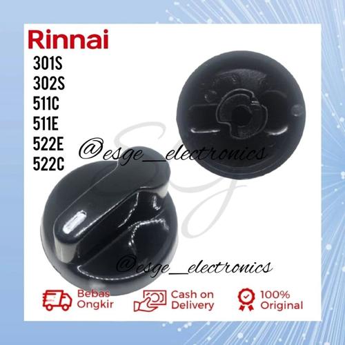 Promo KNOP RINNAI BARU TOMBOL KOMPOR GAS RINNAI MODEL BARU PUTARAN KOMPOR RINNAI BARU KNOB ...