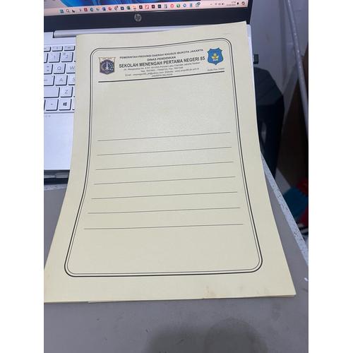 Jual Stopmap Standart Bahan Karton yasmin Buat Sekolah Full Colour ...