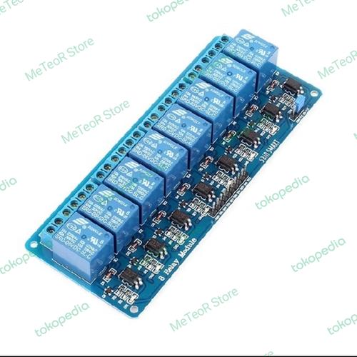 Jual RELAY 5V 8 CHANNEL OUTPUT 250VAC 30VDC 10A WITH OPTOCUPLER MODULE ...