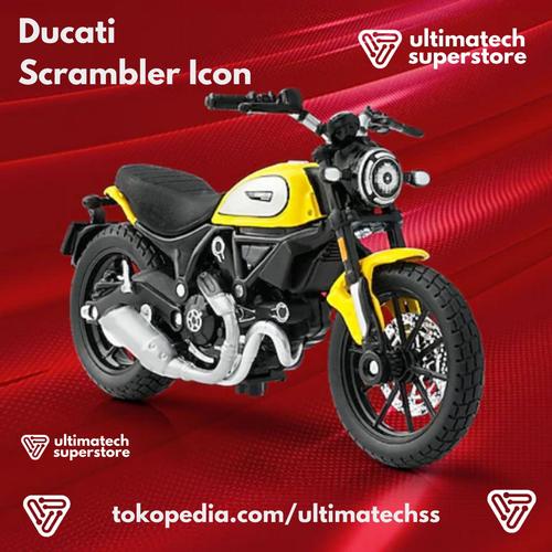 Jual Shell Ducati Scrambler Icon Diecast Maisto Scale 1:18 - Extra Bubble - Kab. Bekasi ...
