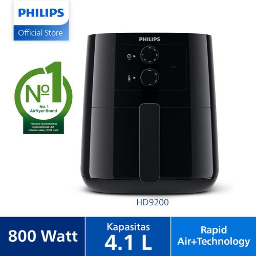 Promo Philips LOW WATT Air Fryer HD9200/91 - 800 Watt - Regular Cicil 0 ...