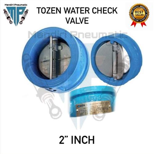 Jual TOZEN water check valve 2 inch cast iron disc ss 304 10k JAPAN ...