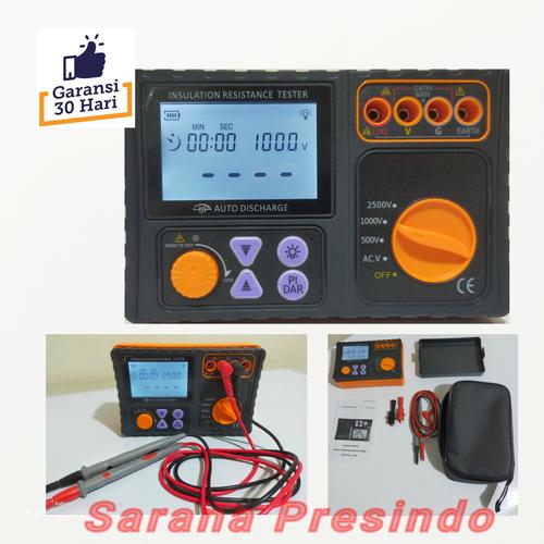 Jual Digital Insulation tester Megger 500V 1000V 2000V Multy-Fungsi ...