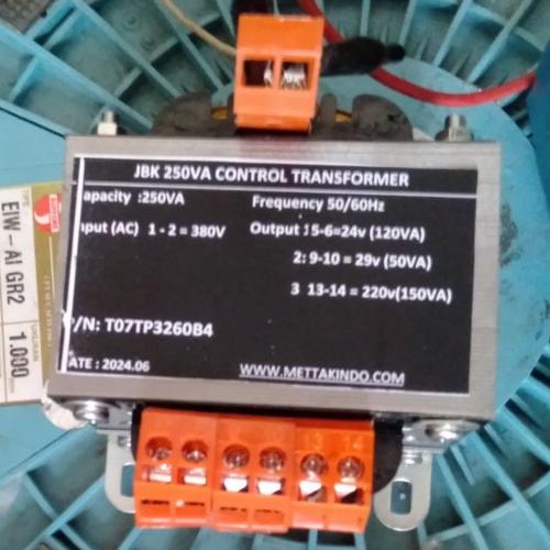 Jual Trafo JBK5-250 JBK5 250VA IN380V OUT1 24V Out2 29V Out3 220V ...