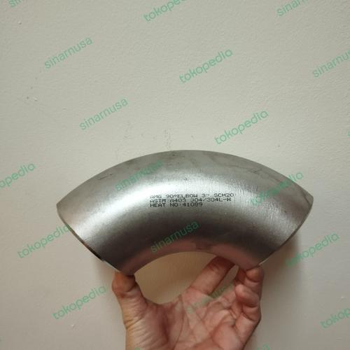 Jual Elbow 90 ° Las Stainless 304 Sch 20 3 " inchi DN 80 - Jakarta ...
