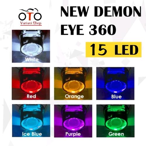 Jual DEVIL EYES 15 TITIK DAN 24 TITIK LED 360 Derajat BILED PROJIE ...
