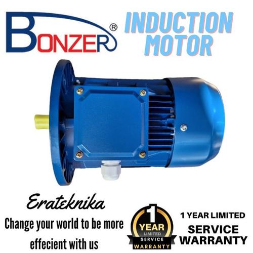 Jual Bonzer induction motor BZA 90L 3Hp 2.2Kw 3000rpm 3 phase 2 pole ...