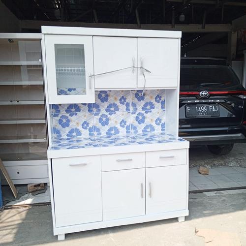 Jual Lemari dapur rak piring 3 pintu minimalis bloktik murah - Kota ...