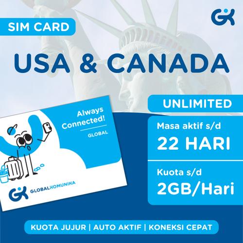 Jual Simcard USA Canada Unlimited | Sim Card Amerika Kanada Unlimited ...