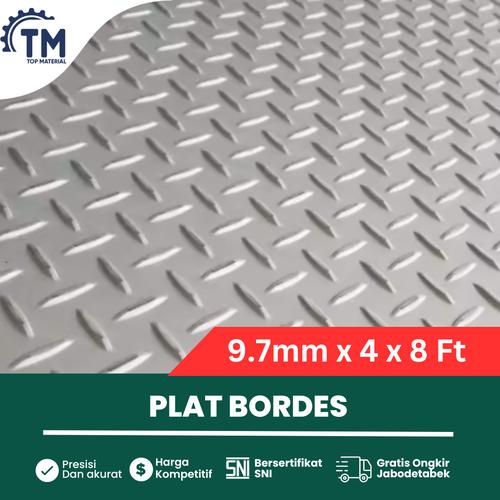 Jual Plat Bordes Tebal 9.7mm x 4 x 8 Feet / 1200 x 2400 mm / 120 x 240 ...