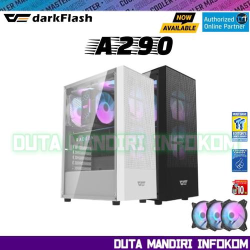 Jual darkFlash A290 - Mesh Tempered Glass Mid-Tower ATX Gaming Case ...