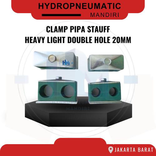 Jual 20MM KLEM PIPA LIGHT DUTY DOUBLE / KLEM PIPA STAUFF MODEL ...