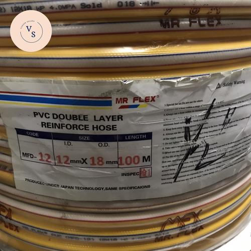 Jual Selang MR FLEX Angin Ukuran 1/2”. ECERAN 1 meter . warna kuning. PVC double layer ...