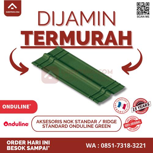 Jual Aksesoris Nok Onduline Ridge Standard Green Hijau Bitumen Aspal ...