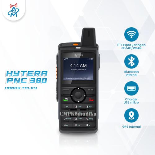 Jual HT Walkie Talkie Hytera PNC 380 POC Cellular GSM Wifi LTE Digital ...