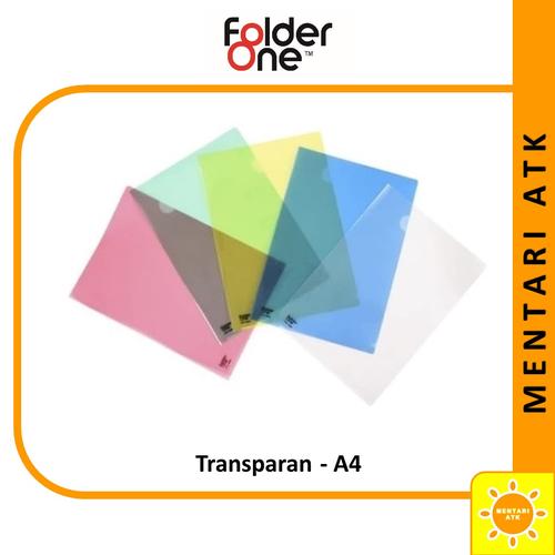 Jual Map Plastik Bening A4 / Map L A4 Folderone - Jakarta Selatan ...