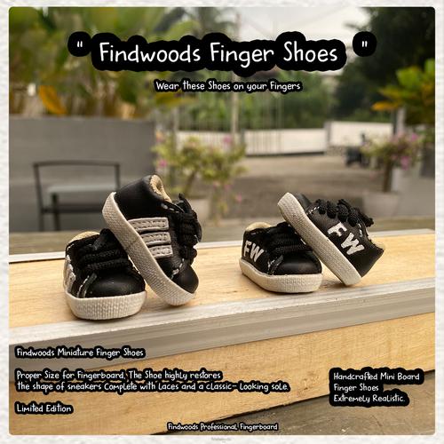 Jual Sepatu jari mini fingerboard shoes findwoods - FW logo - Kab ...