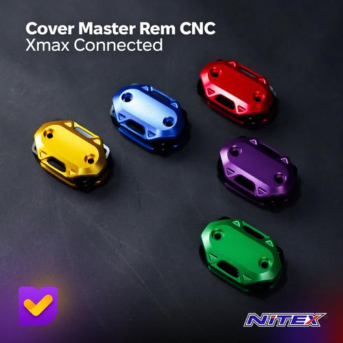 Jual NITEX Cover / Tutup Master Rem CNC New X-Max Connected - Hijau ...
