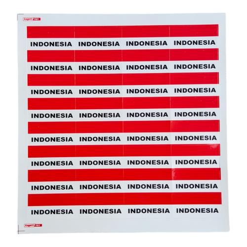 Jual Stiker pipi merah putih / stiker 17 Agustus / stiker bendera ...