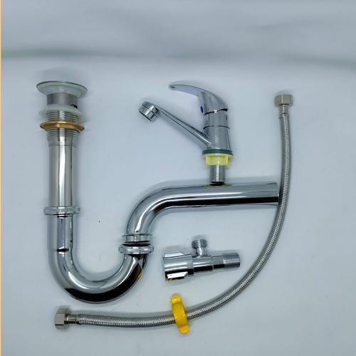 Jual Afur Wastafel Stenlis/Paket Kran Wastafel Set Afur Wastafel ...