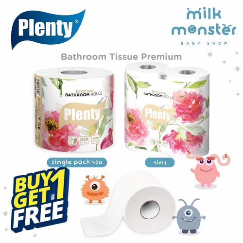 Jual Plenty Bathroom Tissue Premium / Tissue toilet - single pack 420 ...