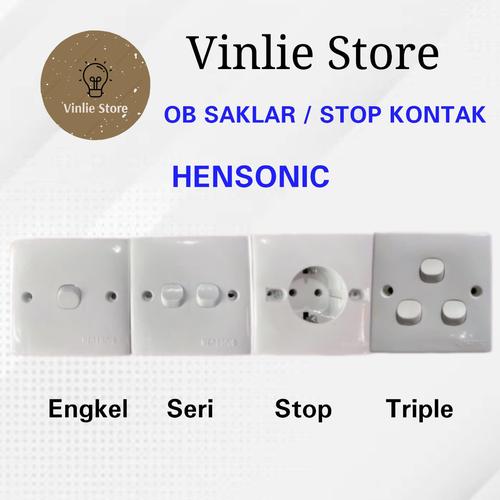 Jual HENSONIC SAKLAR ENGKEL / SERI / STOP / TRIPLE OUTBOW / INBOW ...