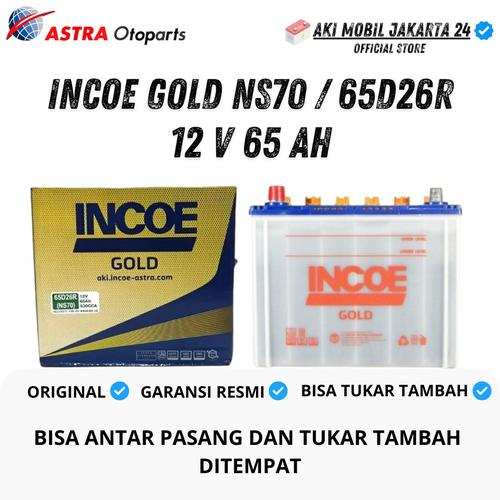 Jual Aki INCOE GOLD Astra Ns70 Aki Basah 12V / 65Ah LGX PANTHER GALANT ...