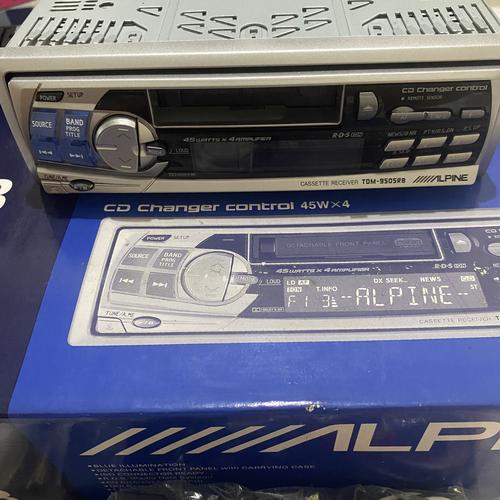 Jual Classic TAPE Alpine TDM 7582E single din cassette , kaset (NOS ...