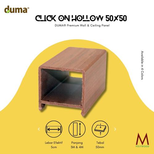 Jual DUMA WPC - CLICK ON HOLLOW 50x50 (DUMA COH / PARTISI / KISI - KISI ...