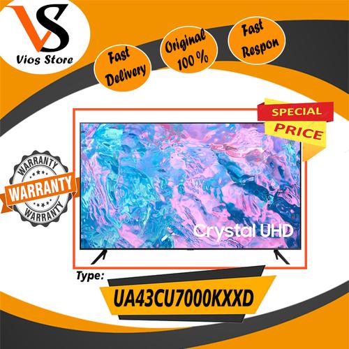 Jual SAMSUNG UA43CU7000KXXD 43 INCH CRYSTAL UHD SMART UA43CU7000 ...