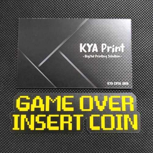 Jual Premium Sticker Retro GAME OVER INSERT COIN - Kota Bekasi ...