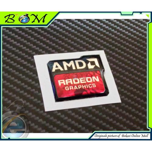 Jual Sticker stiker Logo timbul gpu vga amd radeon graphics - Kota ...