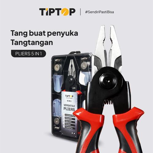 Promo Tip Top Tang Multifungsi 5 In 1 CPL-005 / Tang Kombinasi Jepit ...