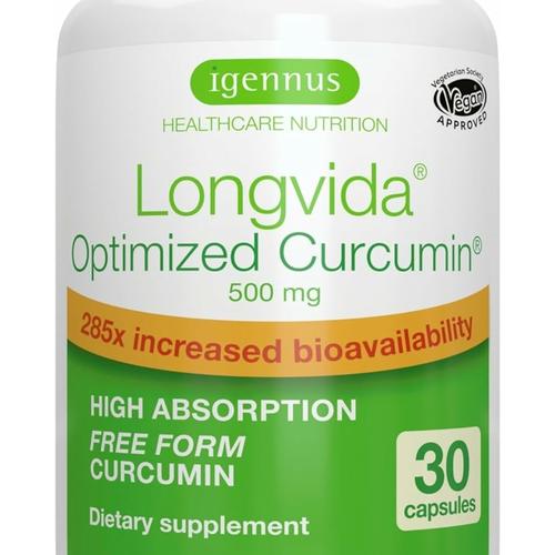 Jual Igennus - Longvida Curcumin 500mg Ultra Bioavailable & Sustained ...